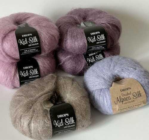 Пряжа Drops Kid Silk Alpaka Silk