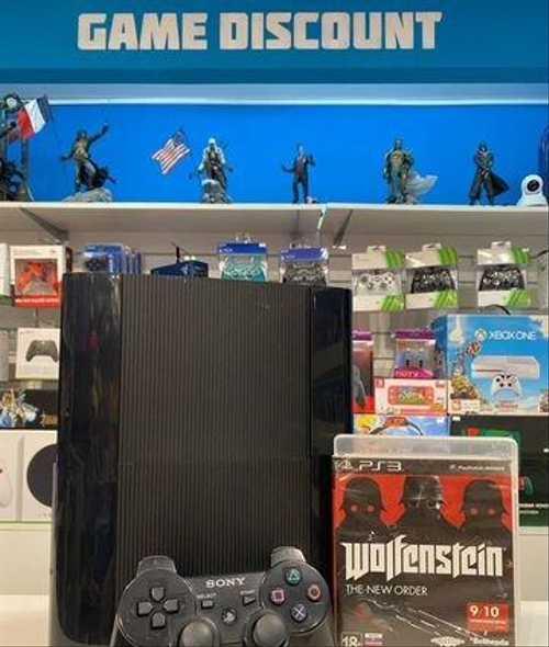 Sony PS3 Super Slim + Wolfenstein The New Order