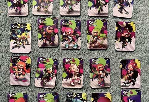 Amiibo splatoon 3 (mini карточки)