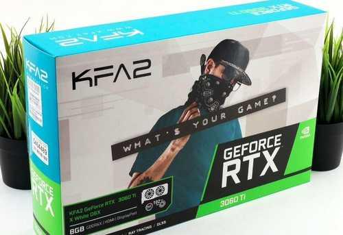 Видеокарта KFA2 GeForce RTX 3060 Ti X White gddr6X