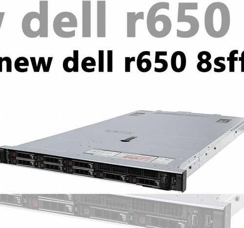 New dell r650 8sff/4310*1/16gb*1/h345/radiator*2/f