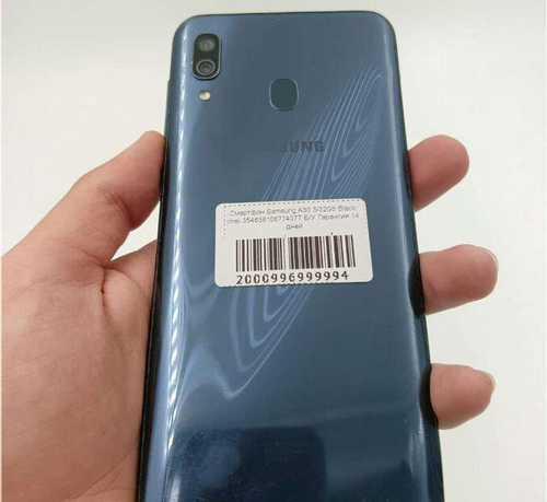Смартфон Samsung A30 3/32Gb Black