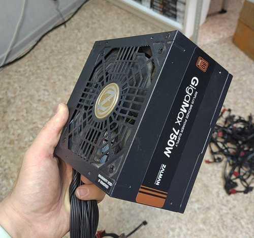 Блок питания Zalman gigamax 750W 80 plus Bronze