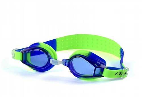 Очки для плавания детские cliff G439, зелёно-синие