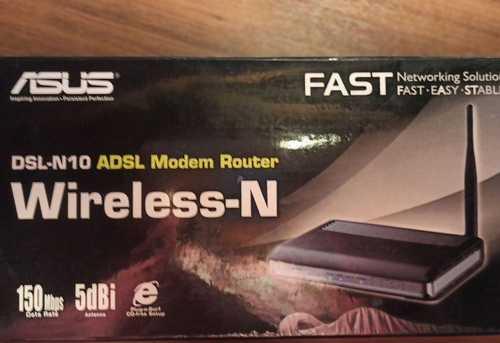 Wifi роутер asus DSL-N10