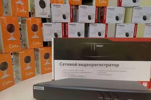 4 кан PoE IP регистратор DS-N304P(C) HiWatch