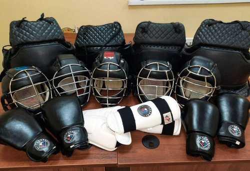 Амуниция кобудо шлем жилет перчатки щитки