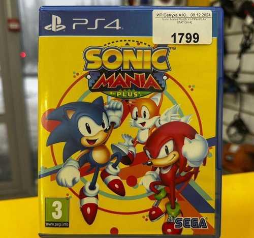 Диск Sonic Mania Plus для PlayStation 4 (28)