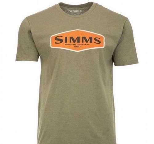 Футболка рыбалка simms logo frame T shirt (M)