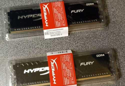 DDR4 Hyperx fury 2x8gb 3200Mhz (Kingston)