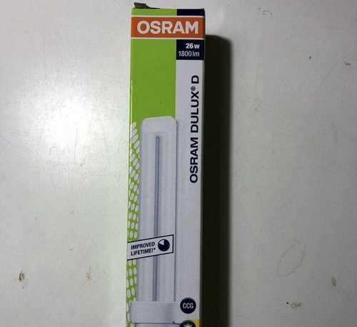 Лампа Osram Dulux D G24d-3 26w 3000K 1800lm