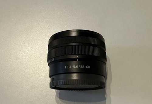 Объектив Sony FE 28-60mm f/4–5.6 (SEL-2860) черный