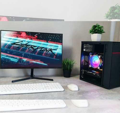 Игровой пк, Core i7, RX580 8gb, Озу 16gb, ssd256