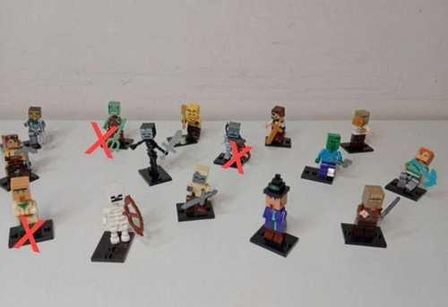 Лего минифигурки Майнкрафт Minecraft Сборные 4,5 с