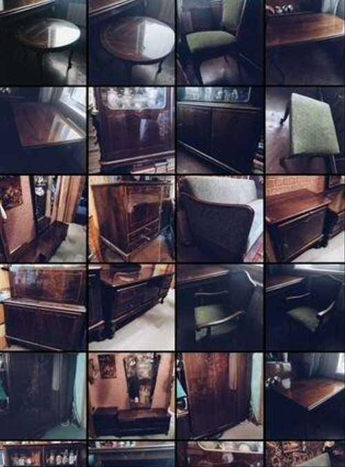 Мебельный гарнитур 70-е г 19 предметов