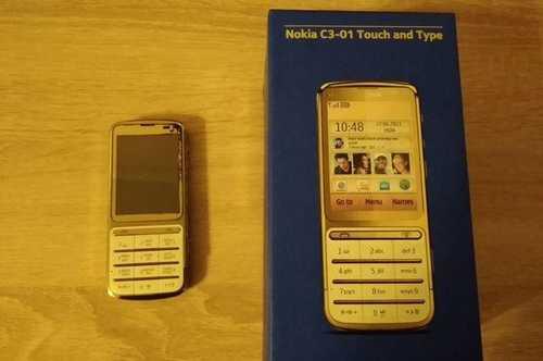 Nokia C3-01 gold