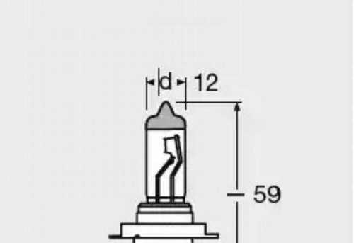 Osram 64210ULT Лампа H7 12V 55W PX26d ultra life 4