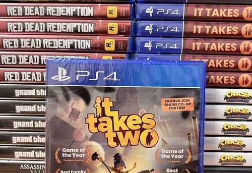 Новый диск IT Takes Two, игра на PS 4 русские суб