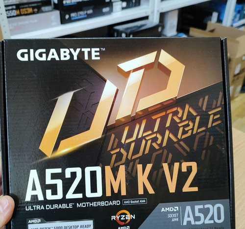 Материнская плата gigabyte A520M K V2, AM4