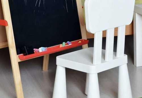 Белый детский стул Маммут IKEA