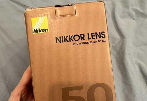 Новый объектив nikon 50mm f/1.8 G AF-S Nikkor
