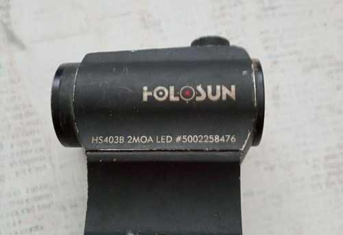 Коллиматорный прицел Holosun HS404B 2moa LED
