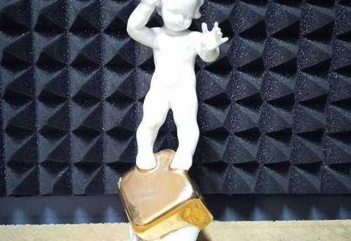 Коллекционная статуэтка Ангел Путти на кубике