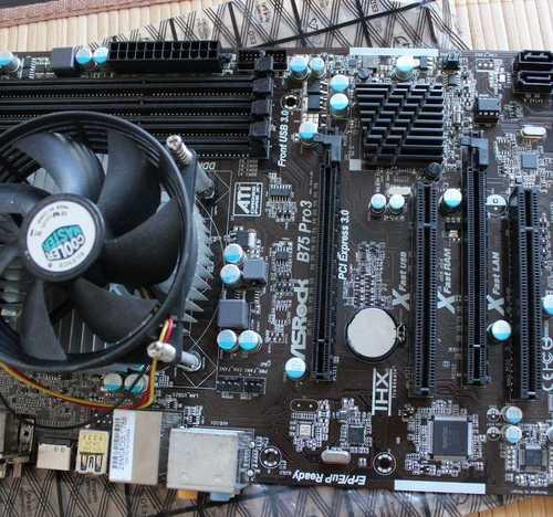 ASRock B75 Pro3 + i3 2100