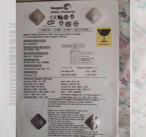 Жесткий диск seagate ST340015A