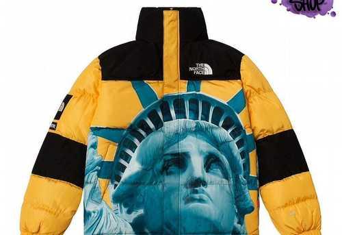 Теплая куртка TNF 700 со статуей свободы