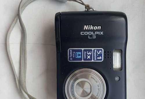 Фотоаппарат nikon coolpix l3