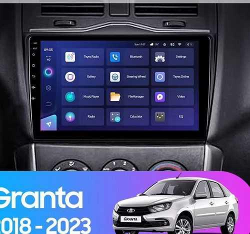 Магнитола Teyes LADA Granta 2019 , 9"