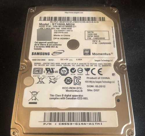 Hdd 1 tb