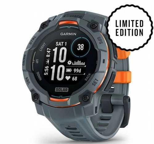 Garmin Instinct 3 – 45 mm Solar Twilight with Twil