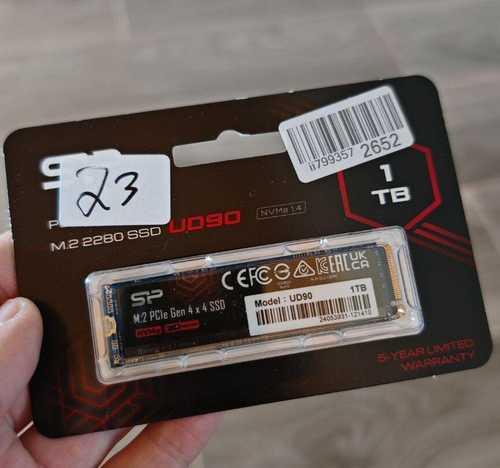 Новый SSD nvme Silicon Power UD90 1Tb