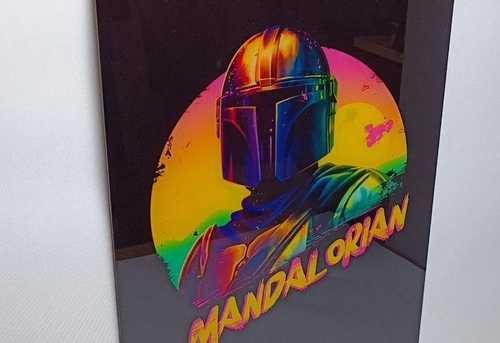 Mandalorian на стекле