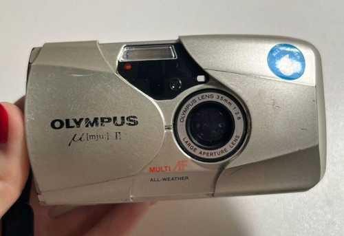 Плёночный фотоаппарат olympus mju ll