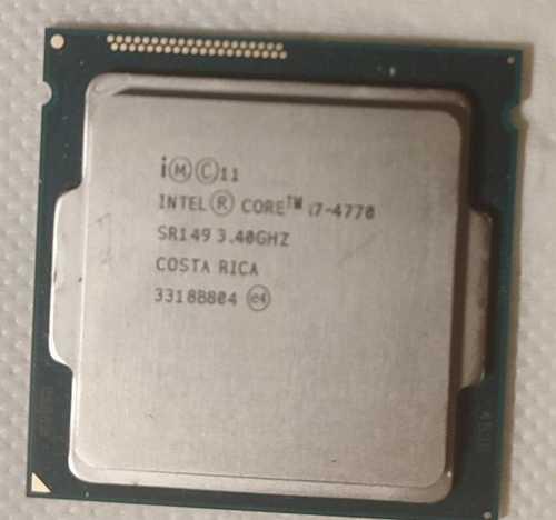 Процессор intel core i7-4770