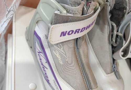 Лыжные ботинки nordway 35 nnn