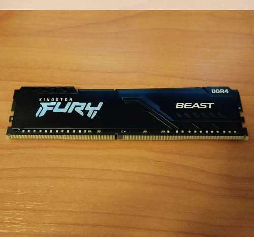 Оперативная память Kingston Fury ddr4 16gb 3200