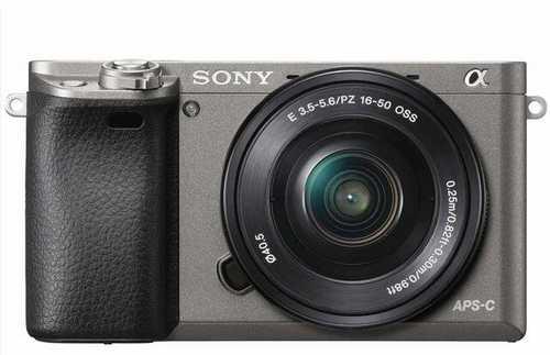 Sony Alpha A6000 Kit 16-50mm f3.5-5.6 Grey (Новый)