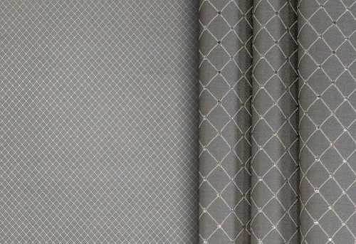 Ткань Портьерная Жаккард Premium Серый 300 см