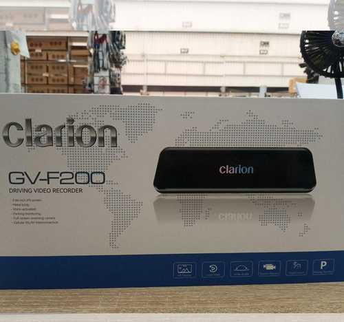 Автомобильный зеркало регистратор Clarion 4K