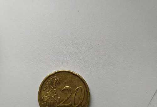 20 евро центов монета Финляндия