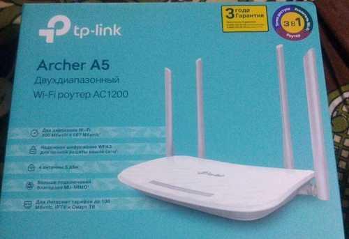 Двухдиапазонный Wi-Fi роутер TP-Link Archer A5
