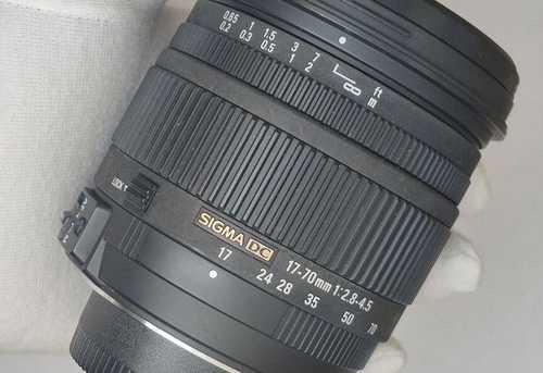 Sigma Nikon AF 17-70mm f/2.8-4.5 macro HSM AF-S
