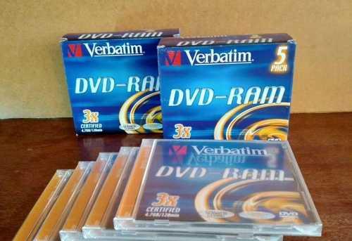 DVD-RAM Verbatim диски болванки