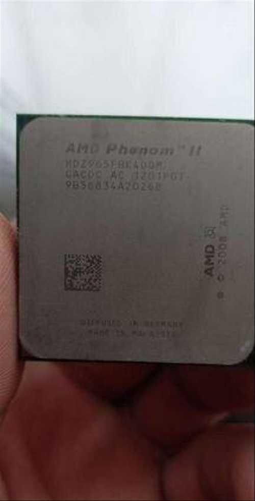 Процессор amd phenom ii x4 965 black edition