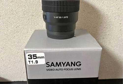 Samyang V-AF 35mm T1.9 Sony