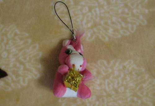 Брелок "Розовый пони" (мягкая игрушка, лошадь)